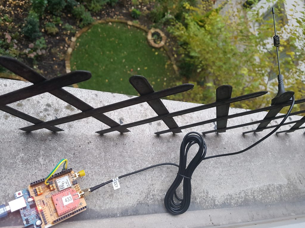 APRS über LoRa mit Dragino LoRa/GPS shield für 70cm-Band | Stefans Blog